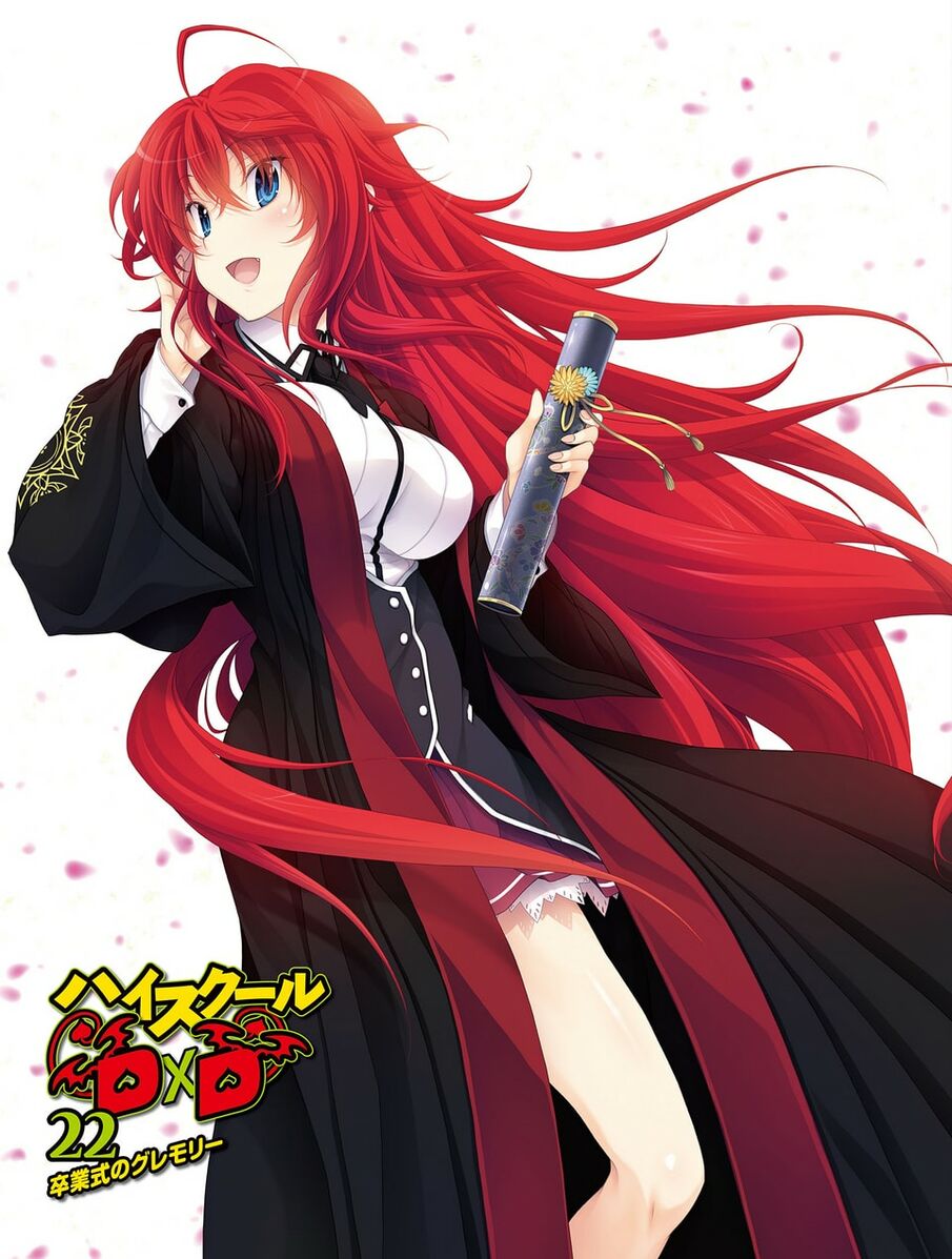 File:High school DxD Volume 22 Rias color illustration.jpg - Baka-Tsuki